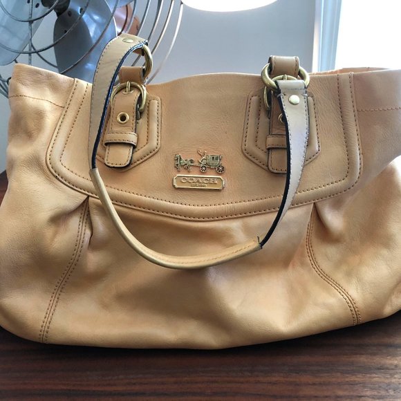 Coach | Bags | Coach Madison Leather Carryall Purse | Poshmark